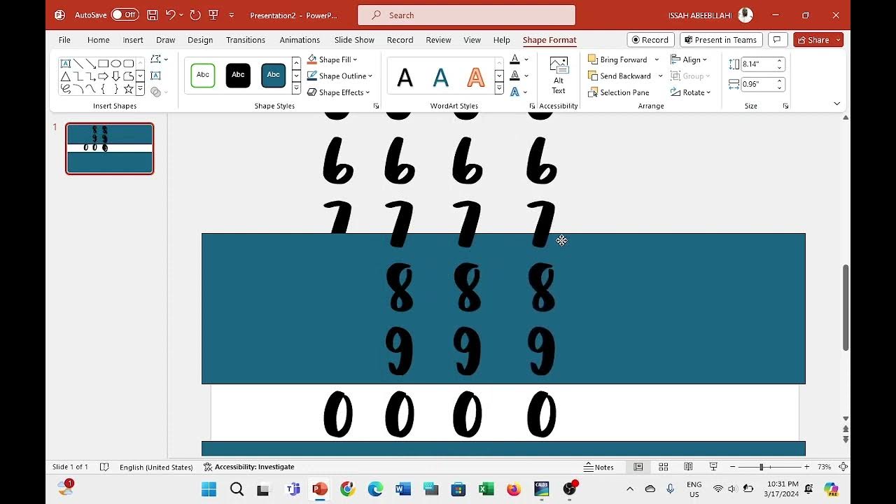 PowerPoint Tutorial | How To Create A Smooth Number Animation In ...
