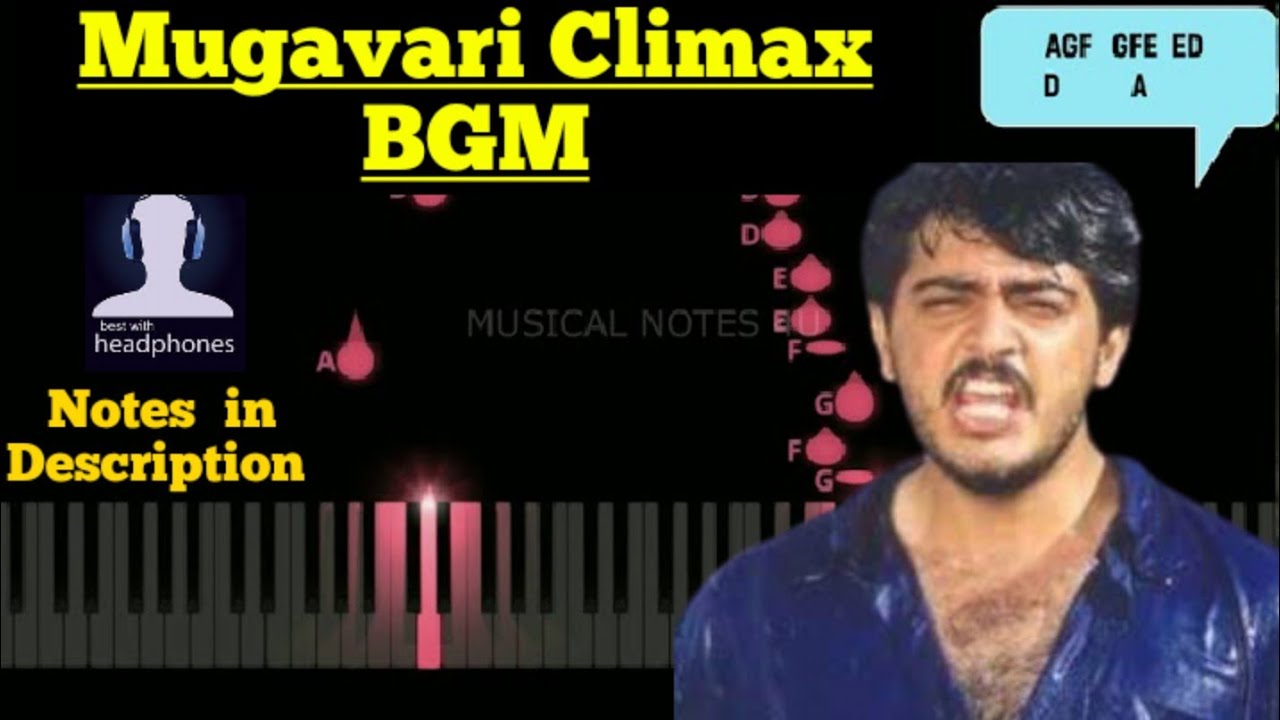 Mugavari Climax BGM | Thala Ajith | Deva | Musical Notes 4u - YouTube