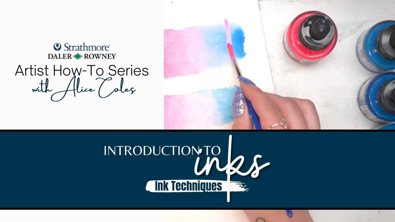 Intro to Inks with Alice Coles: Ink Techniques - YouTube