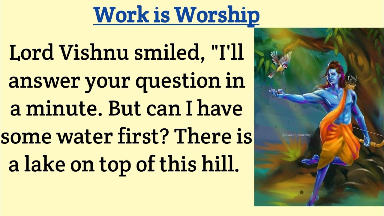 Learn English Through Story 🔥|| Work is Worship || Story reading ...