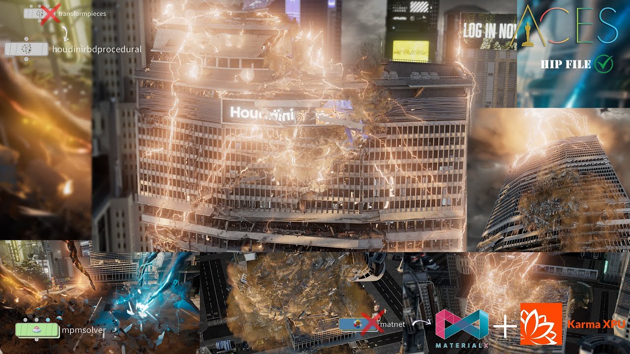 Magic Destruction FX | HIP File ️ - YouTube