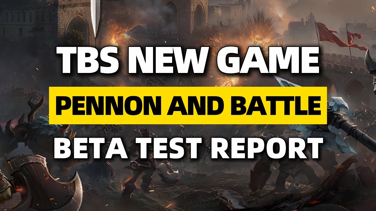 TBS new game Pennon and Battle beta test report - YouTube