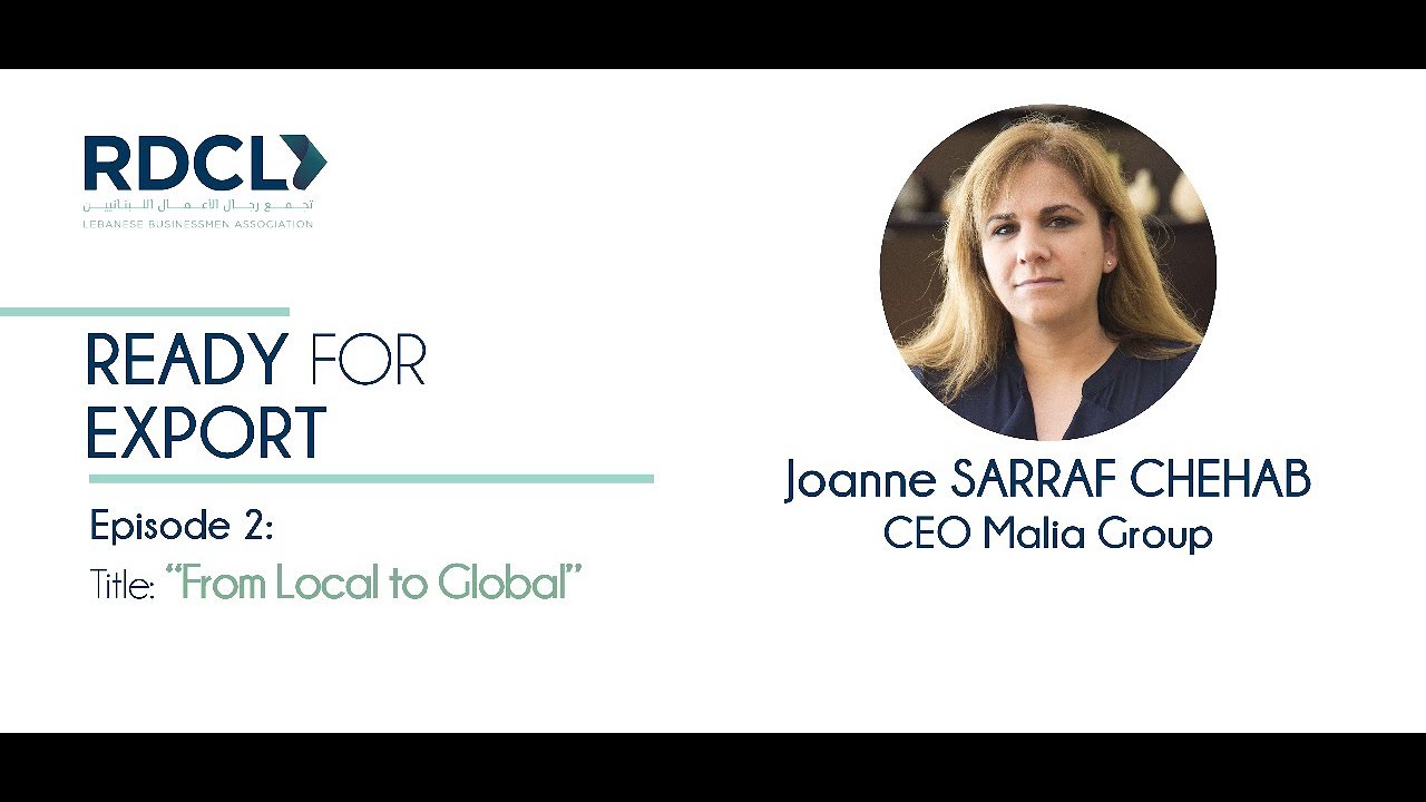 25/05/2021 - Intervention de Mme Joanne Sarraf Chehab - CEO de Malia ...