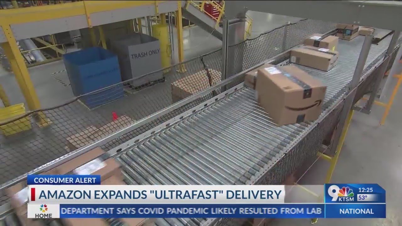 Ultra-fast delivery by Amazon - YouTube