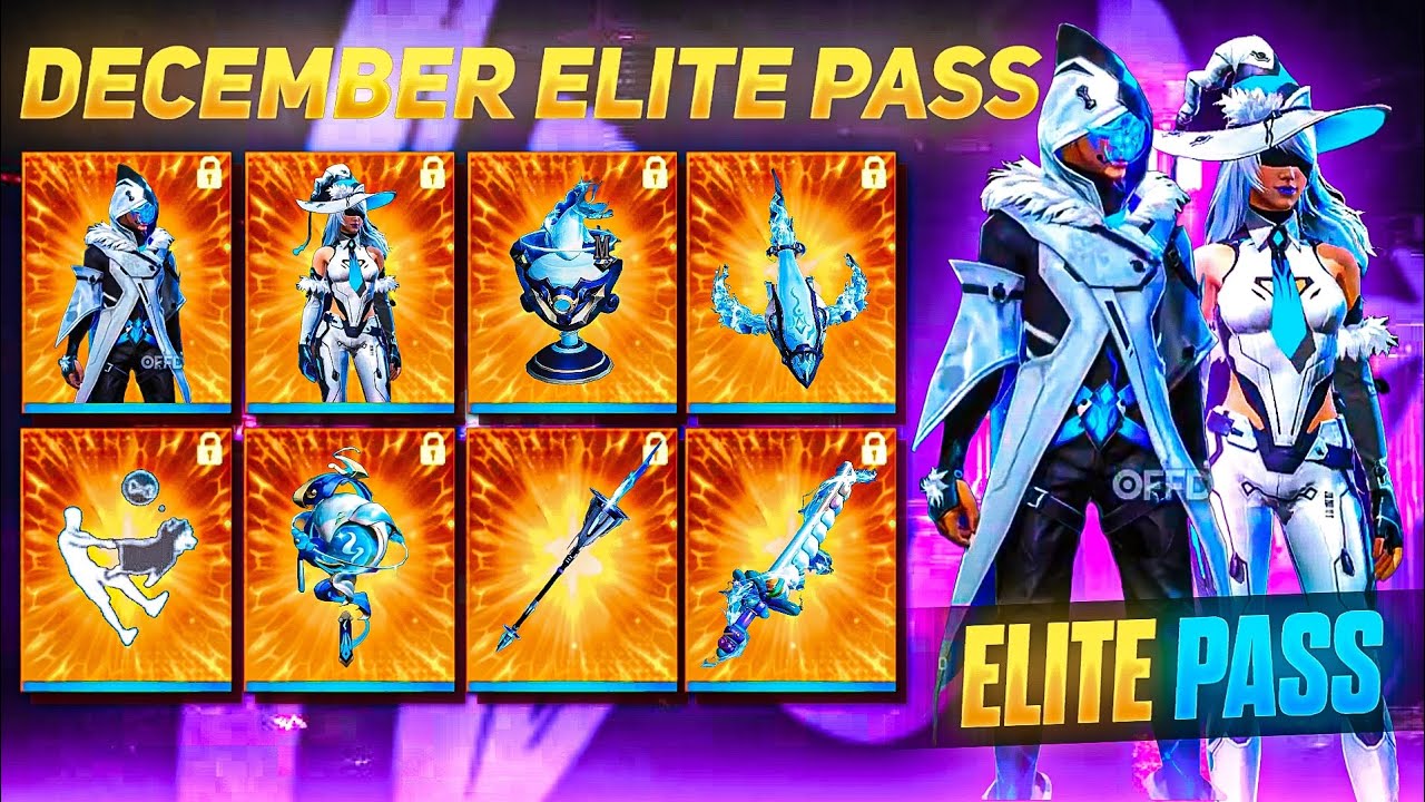 DECEMBER ELITE PASS FREE FIRE 2022 | DECEMBER ELITE PASS | NEXT ELITE ...
