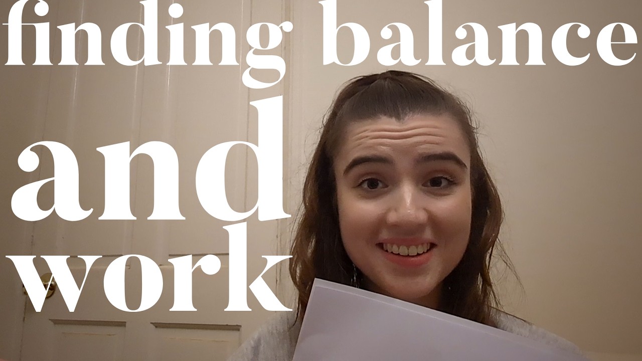 day in the life of an actor finding balance and work - YouTube