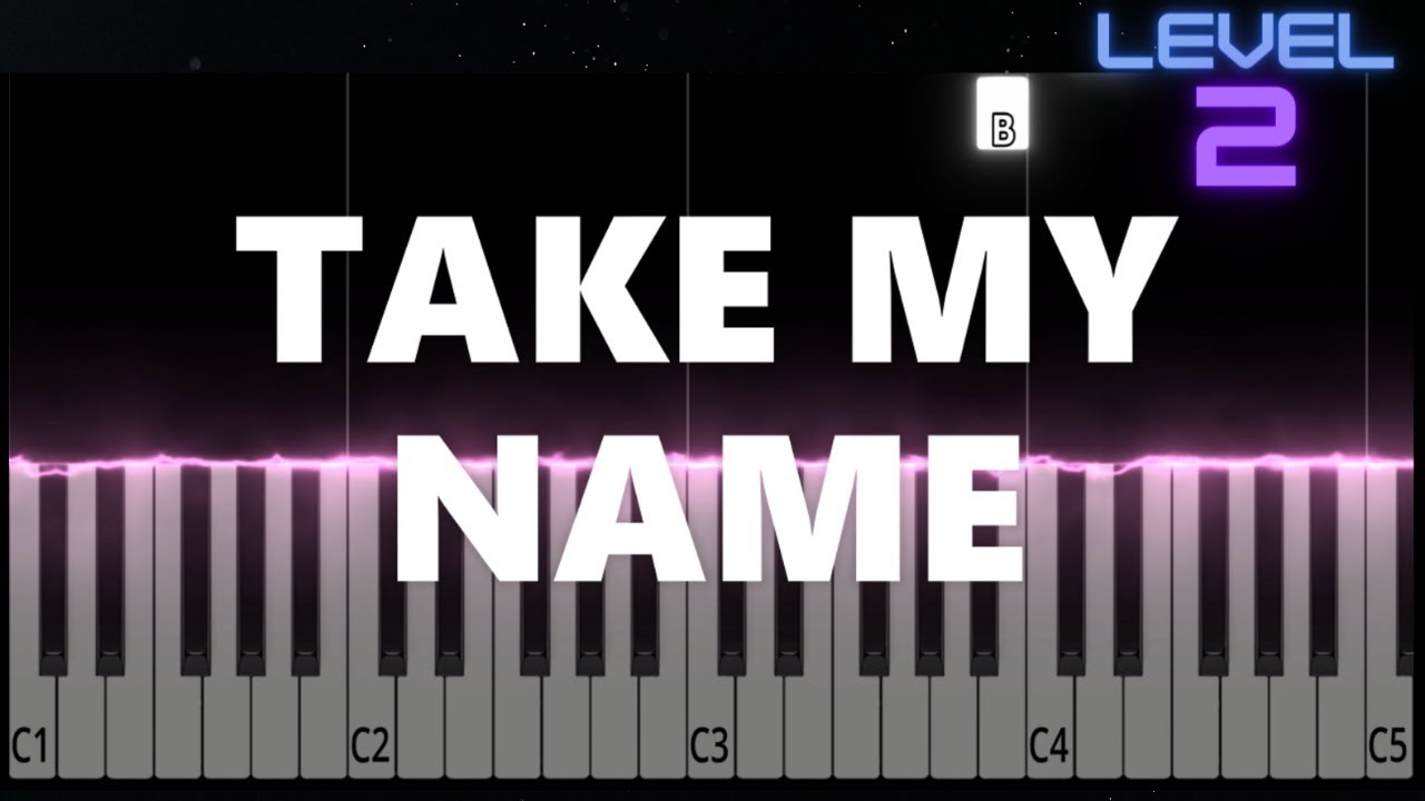 Take My Name - Parmalee - EASY Piano Tutorial - YouTube