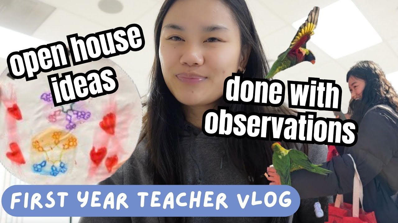 First Year Teacher | open house & observations - YouTube