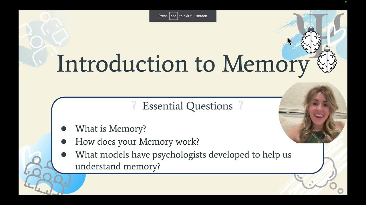 AP Psychology: Intro to Memory - YouTube
