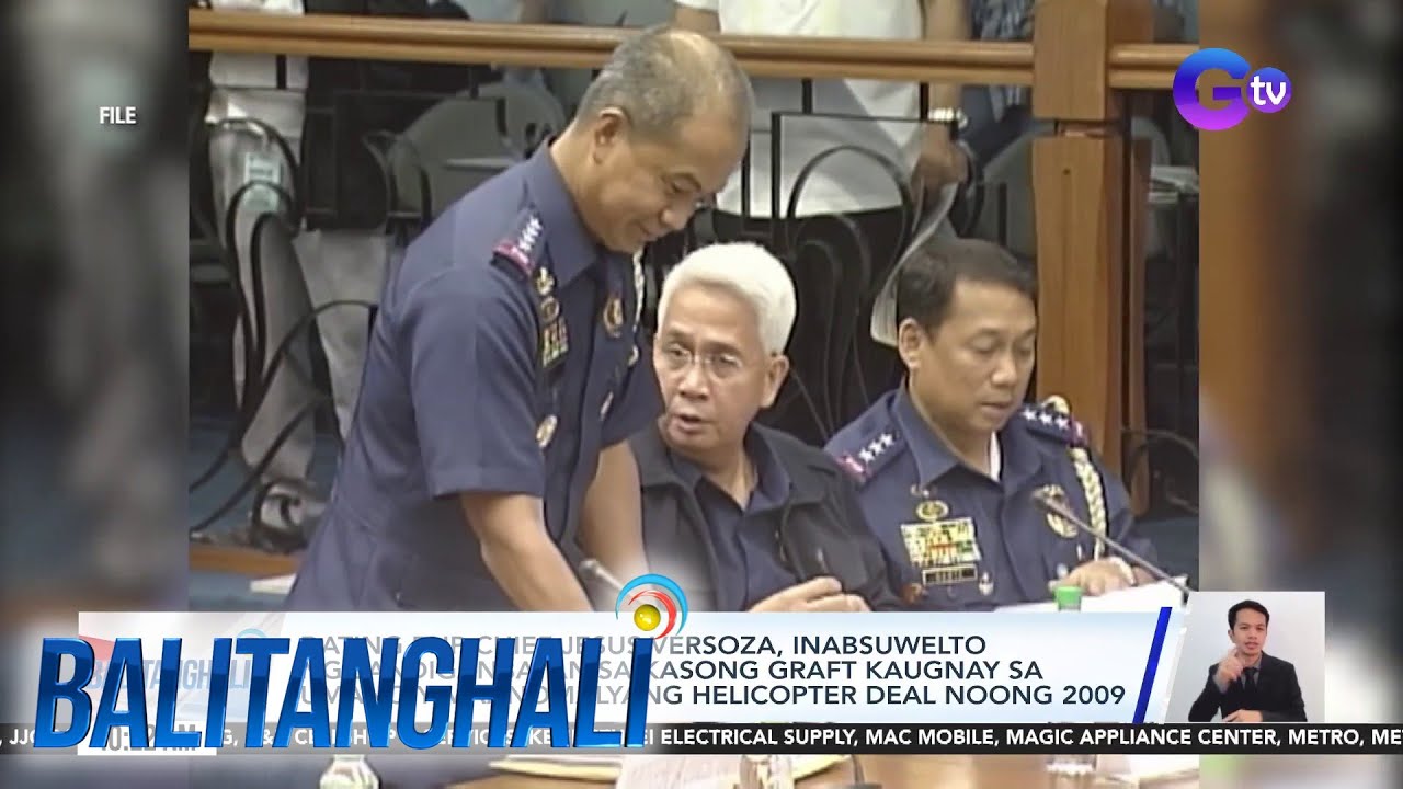 Dating PNP Chief Jesus Versoza, inabsuwelto ng Sandiganbayan sa kasong ...