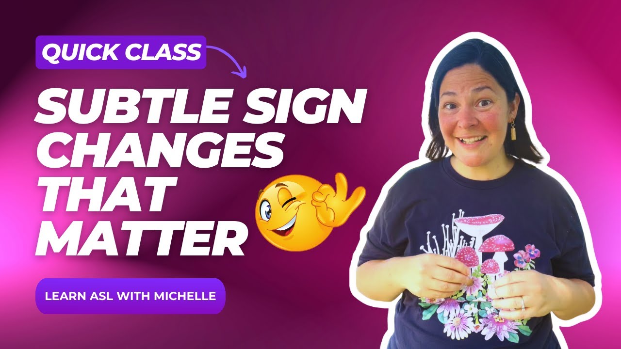 ASL Vocabulary: Transforming Actions to Actors in Sign Language - YouTube