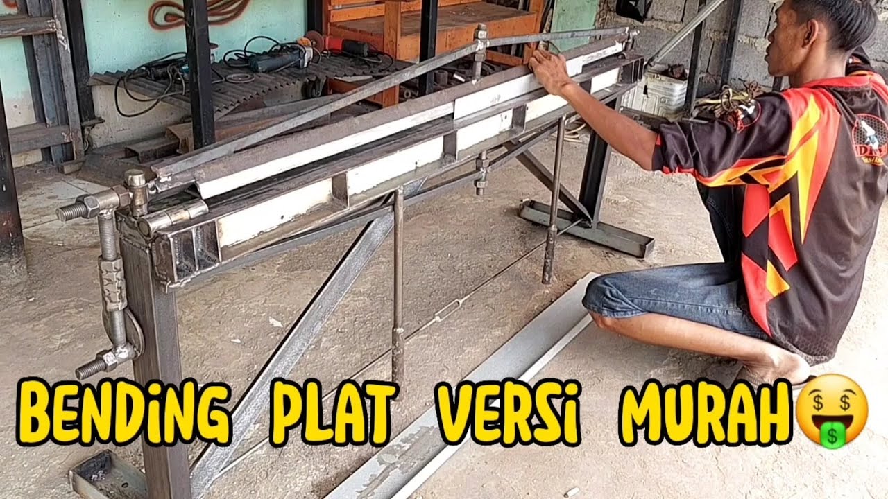 cara buat bending plat yang minim budget - YouTube
