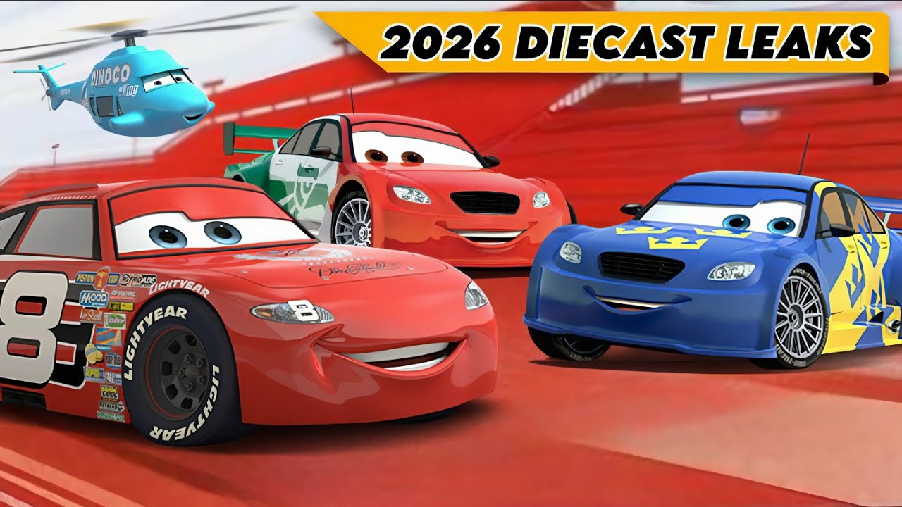 Every Disney Pixar Cars 2026 diecast leaks from Mattel (1:55 scale ...