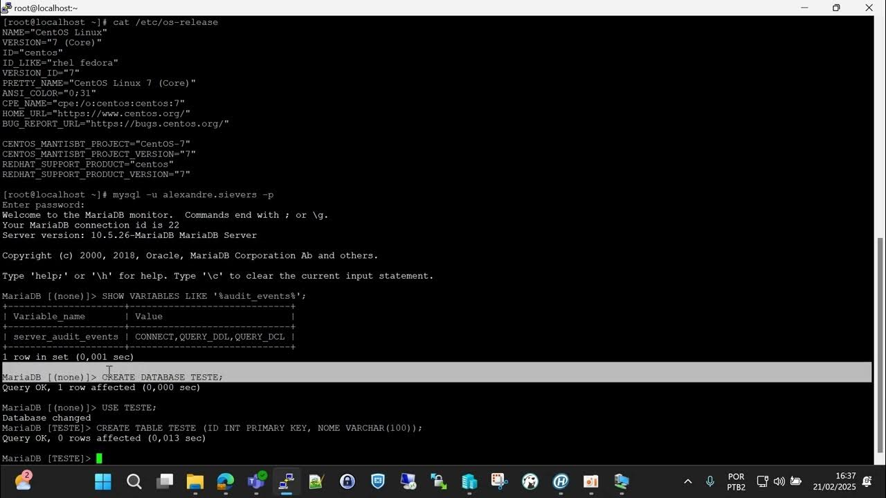 Audit Plugin - MariaDB - YouTube