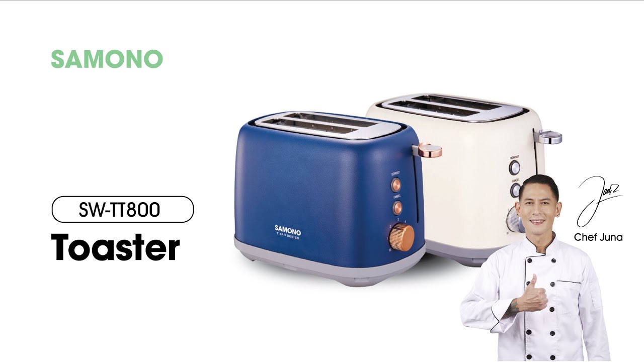 SAMONO Toaster SW-TT800 [TITAN Series] - YouTube