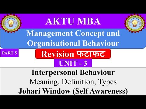 10| management concepts and organisational behaviour | aktu mba notes ...