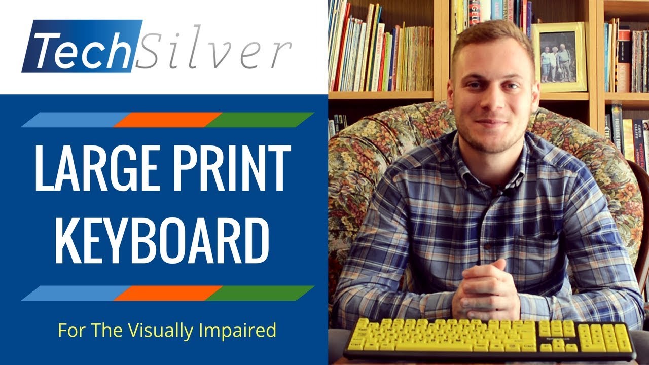 Large Print Keyboard for the Visually Impaired (Make Typing Easier ...