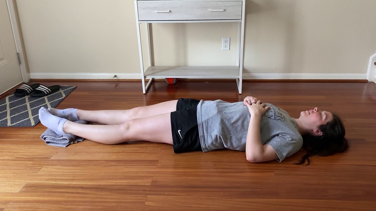 Towel Hamstring Curl - YouTube