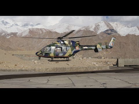 INDIA'S HAL LIGHT UTILITY HELICOPTER- FLYING HIGH - YouTube