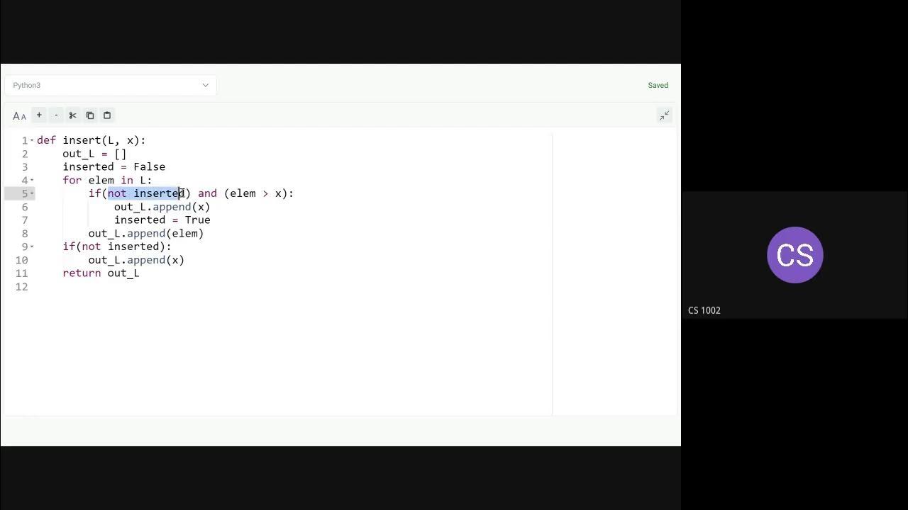 Week 5 Live Coding 1 Jan 2023 Python - YouTube