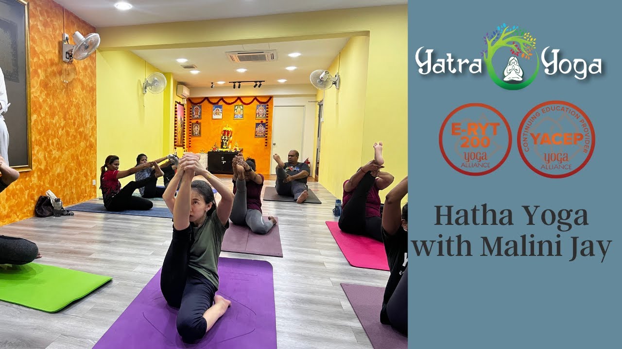 Simple Asanas/Poses for Flexibility | 080124 | Yatra Yoga | Malini Jay ...
