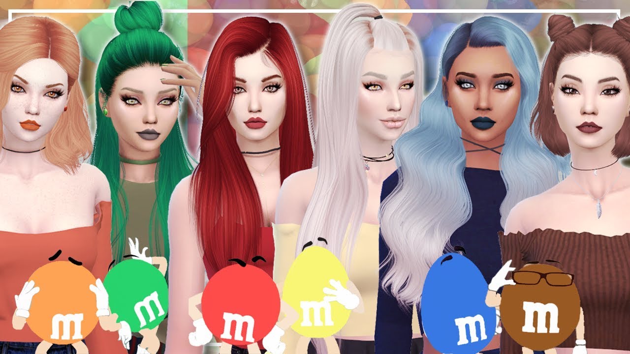 The Sims 4 | Create a Sim- Sims M&MS - YouTube