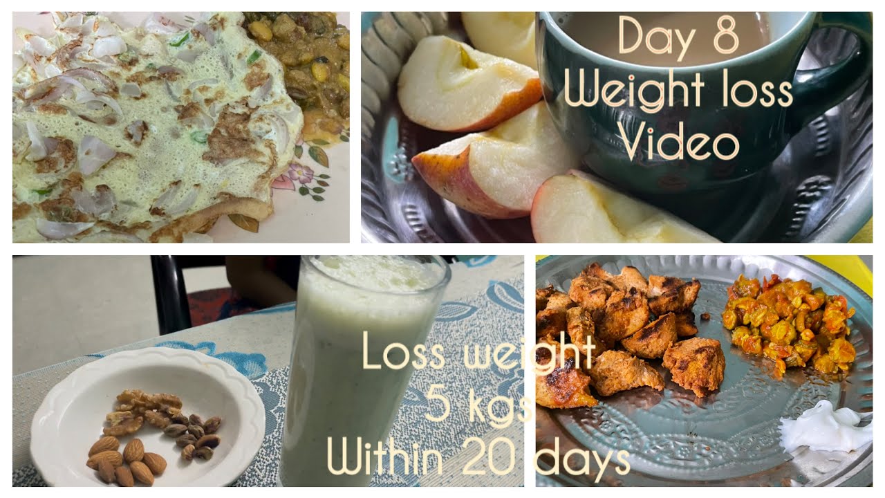 Day 8 weight loss video//reduce 5 kgs in just 20 days//bena’s best ...
