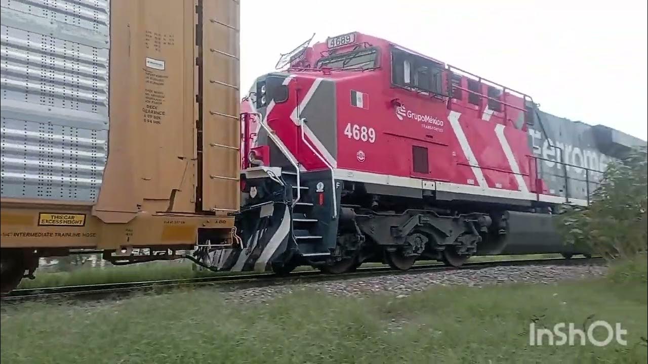 Railfanning CPKC (M) BNSF y FXE (EMDX PRLX T4 BNSF AC44C4M H3 y Tren Navideño CPKCM) - YouTube