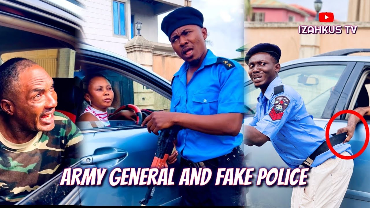 ARMY GENERAL AND FAKE POLICE (Mark Angel Comedy)(IzahkusTV) - YouTube