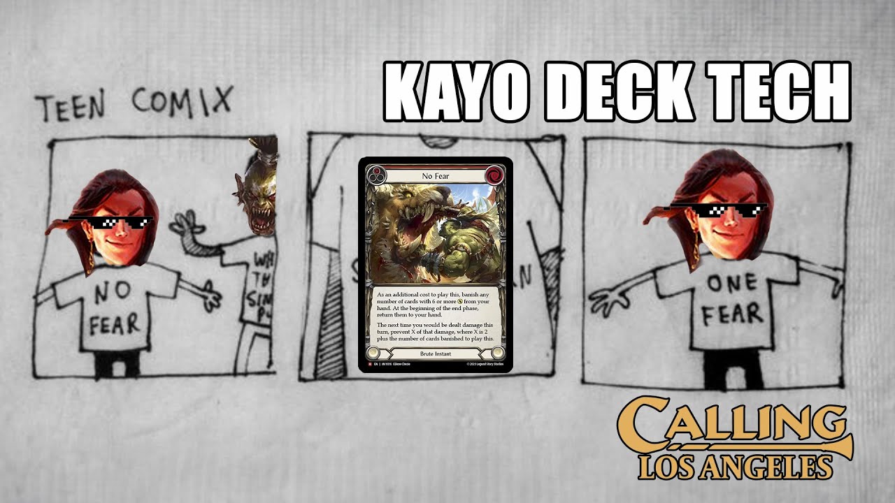 The best Kayo deck to netdeck - FABTCG Deck Tech Calling Los Angeles ...