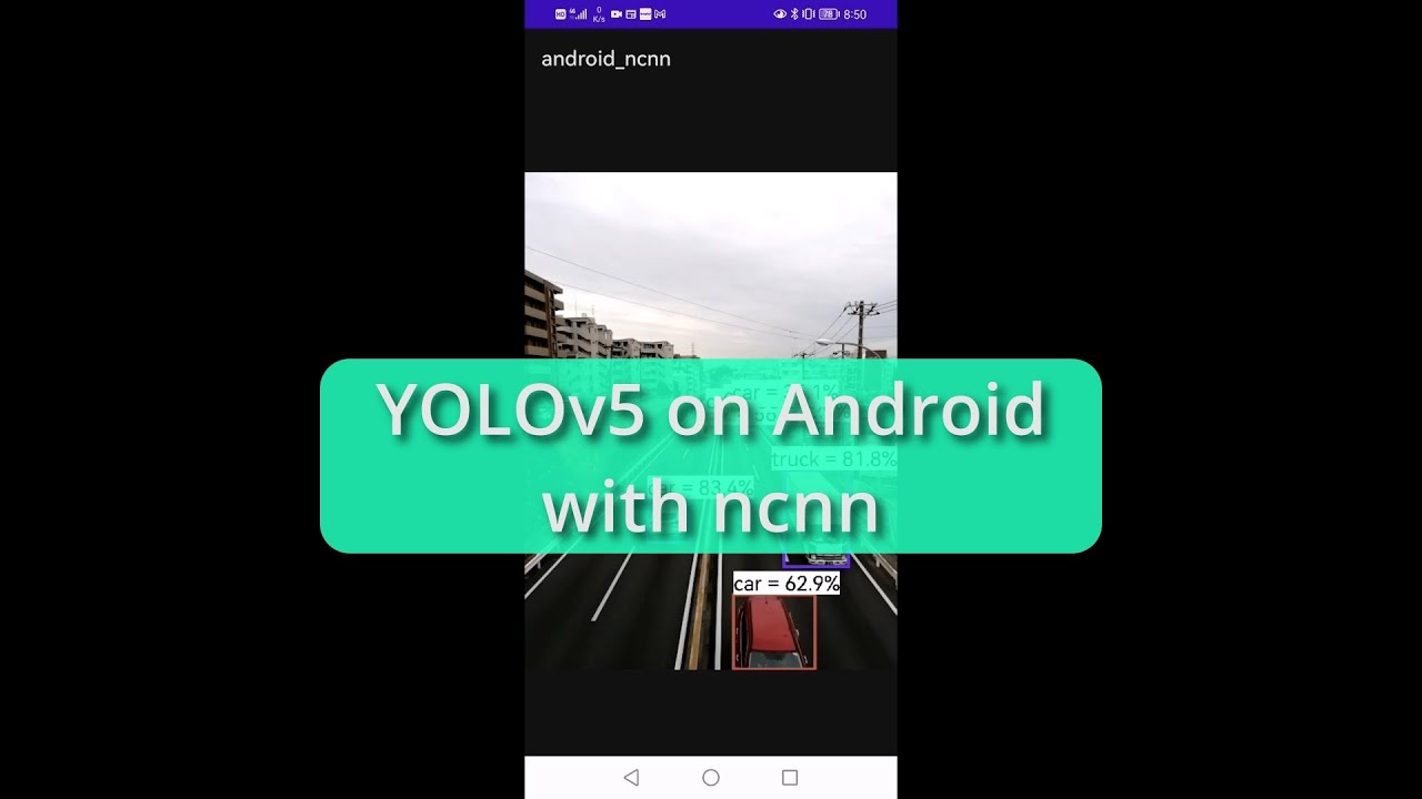 YOLOv5 on Android with ncnn - YouTube