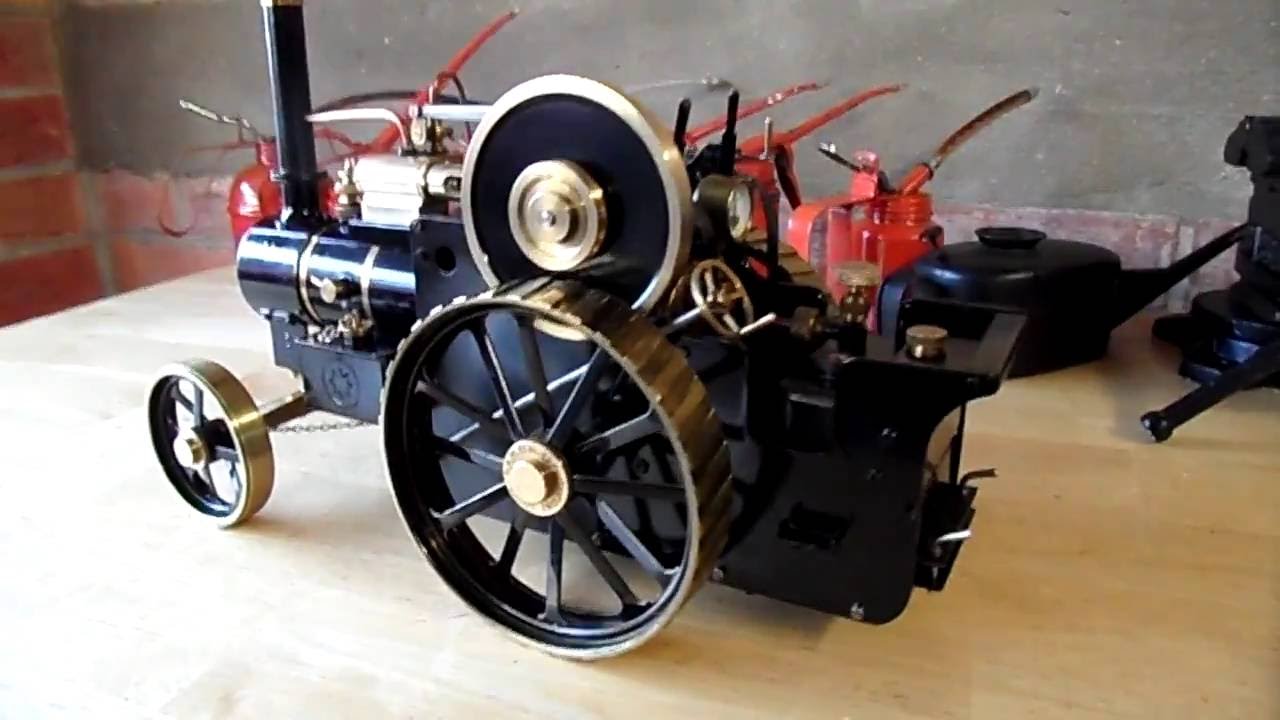 D.R. Mercer Engine with newly fitted Cross Head Trunk Guide and Tow Jaw ...