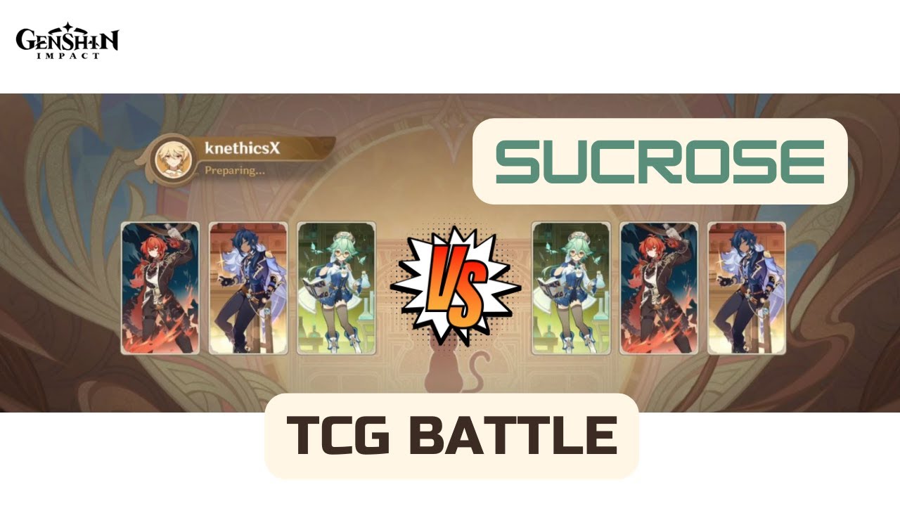 Genshin Impact | Genius Invokation TCG Duel | Sucrose - YouTube