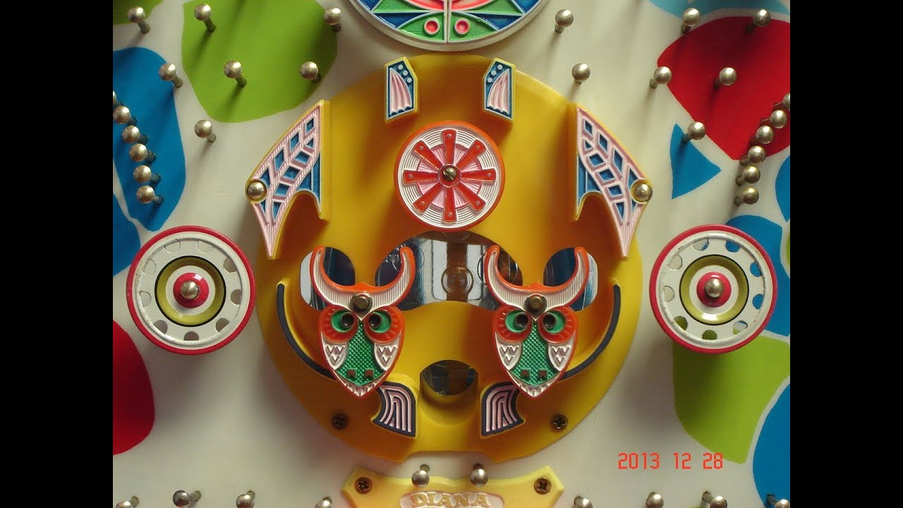 DAIICHI Vintage Pachinko Machine Okumura Yuki MASKS - YouTube