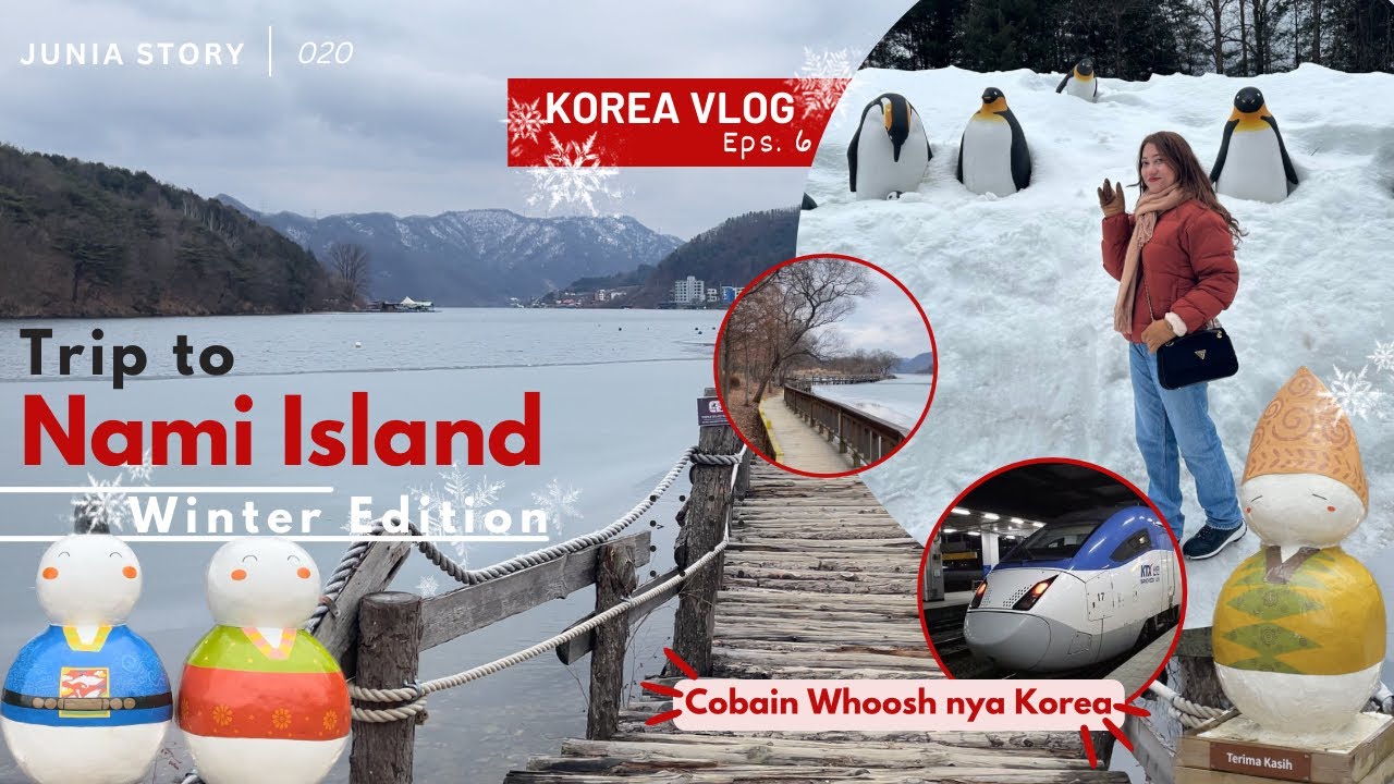 Korea Vlog 🇰🇷 #6 | Trip to Nami Island Winter Edition 🌨️ ️ | Cobain ...