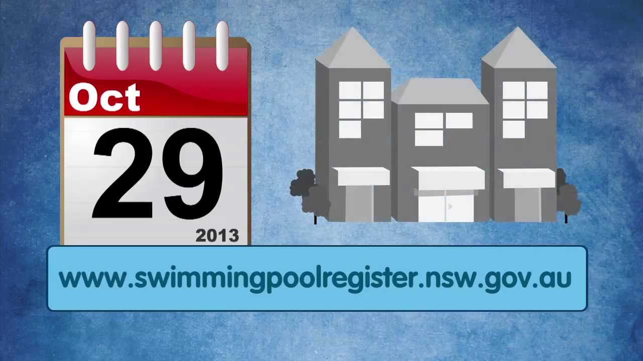 Be Pool Safe - NSW Swimming Pool Register - YouTube