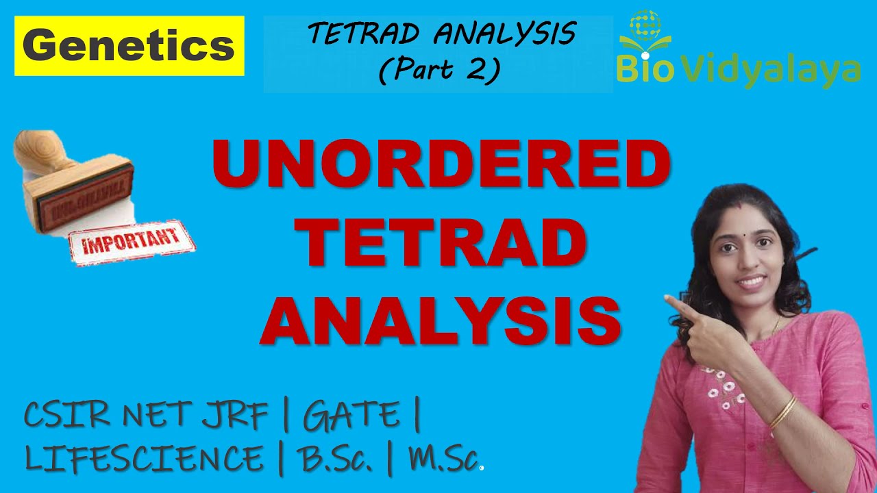 Tetrad Analysis (Part 2): Unordered | with question practice | Genetics ...