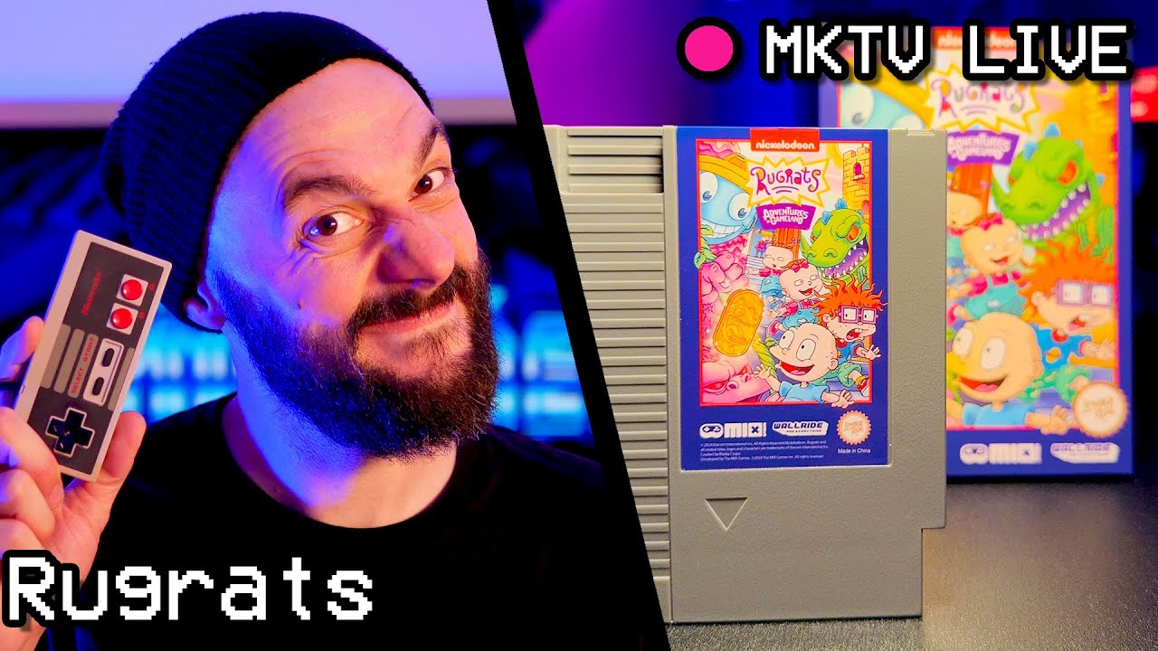 Rugrats Adventures in Gameland on NES: 🔴MKTV Live Stream - YouTube