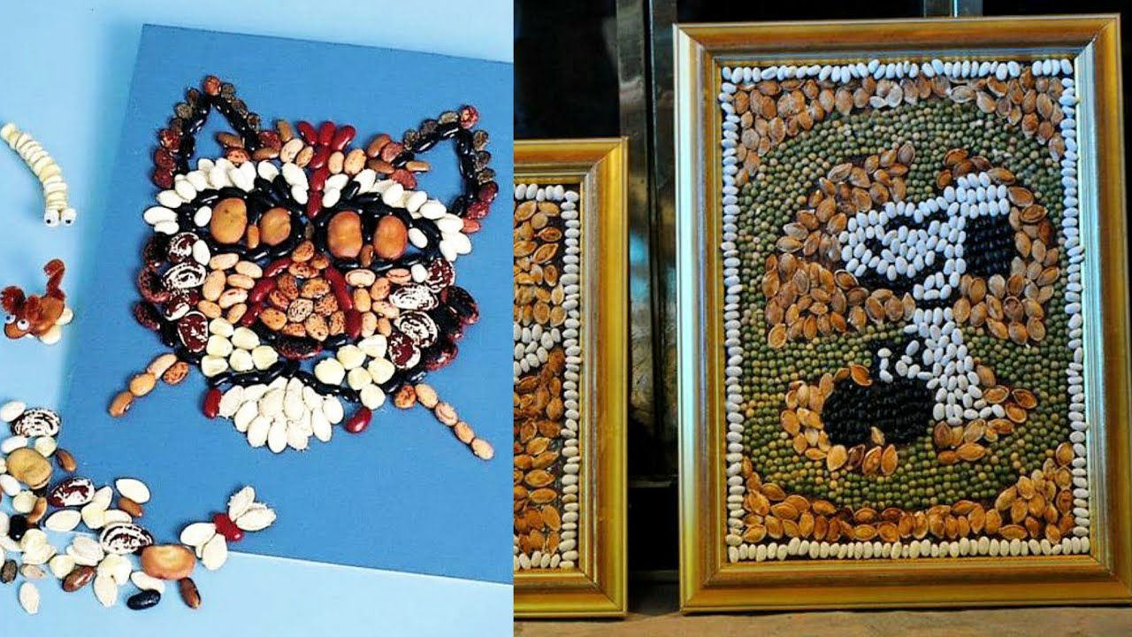 DIY Elagant and stunning pulses craft and art - YouTube