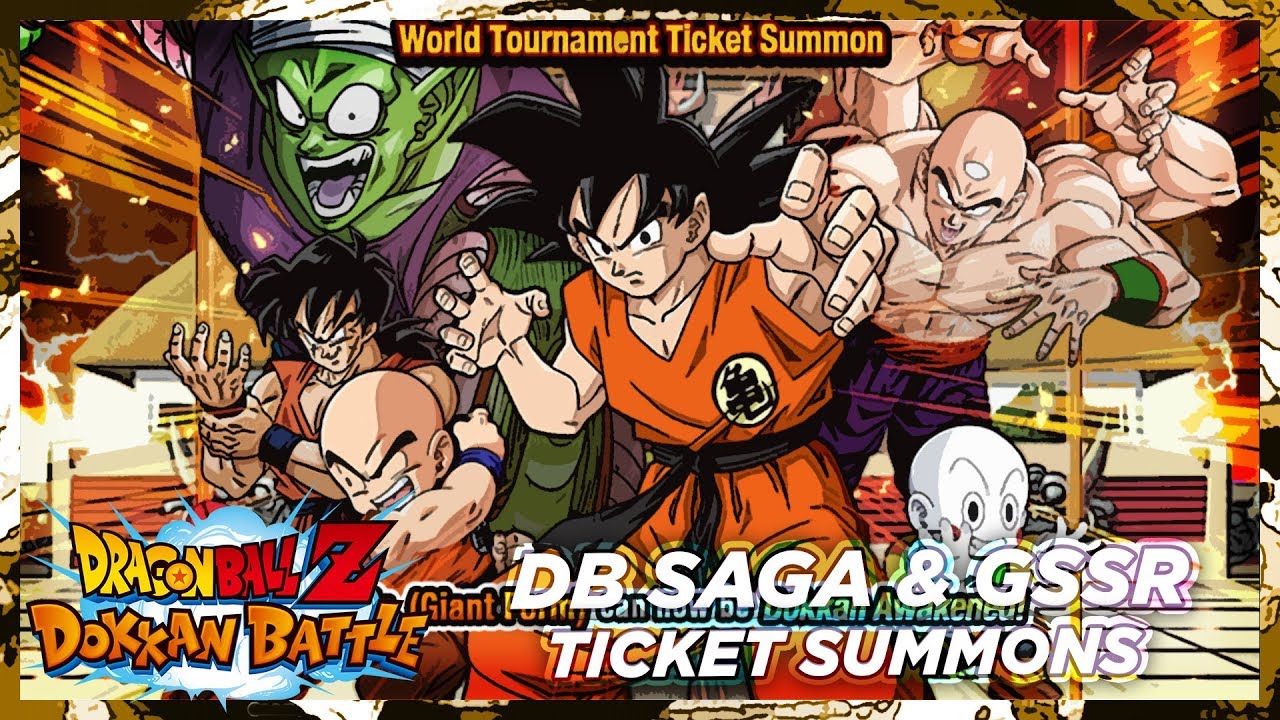 ANOTHER DB SAGA SSR! World Tournament Banner Summons | DBZ Dokkan ...