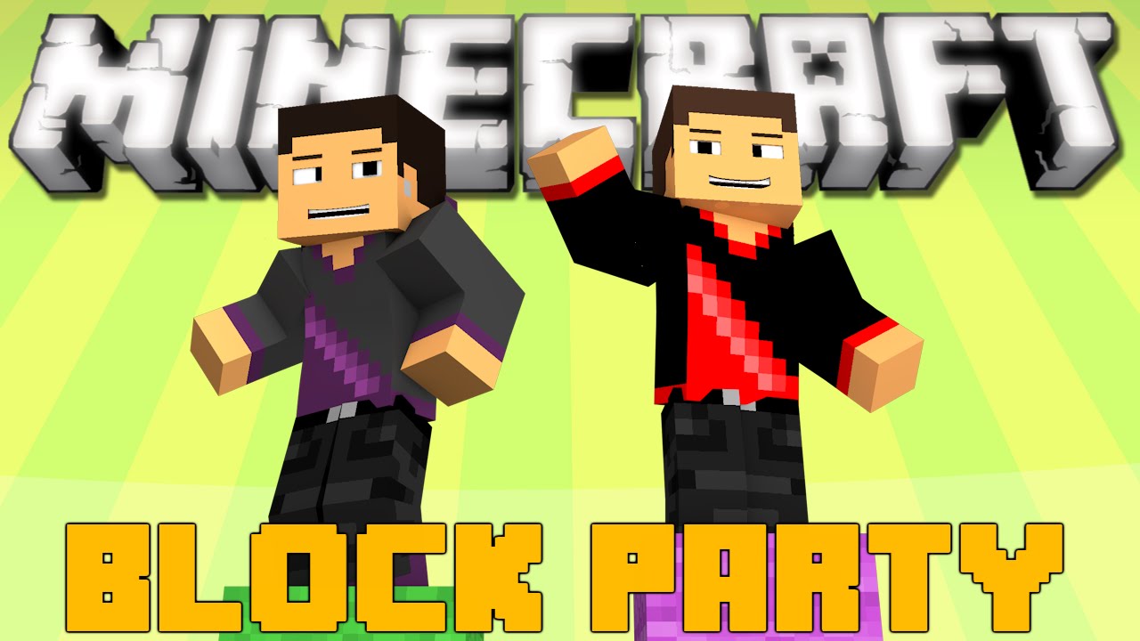 Minecraft: BLOCK PARTY! - COLORBLIND?! - YouTube