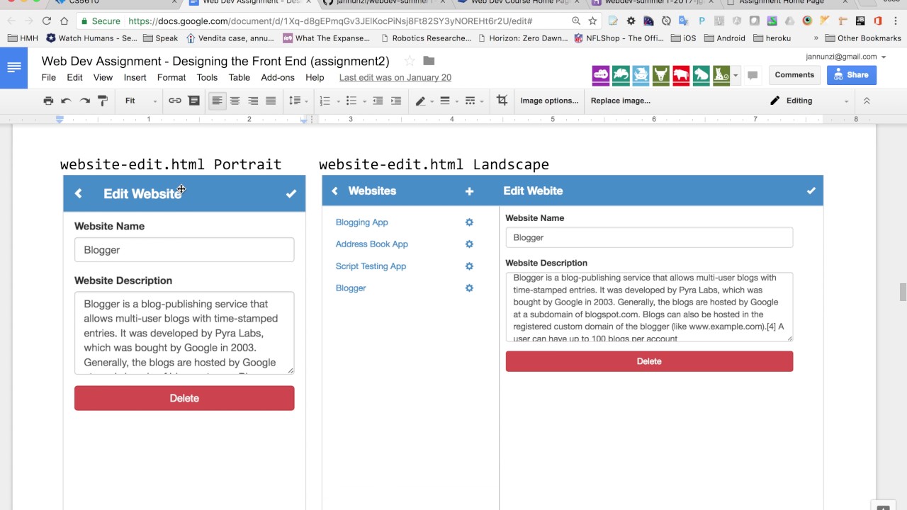 2.2 assignment 2 review - undergrad webdev summer 1 2017 - YouTube