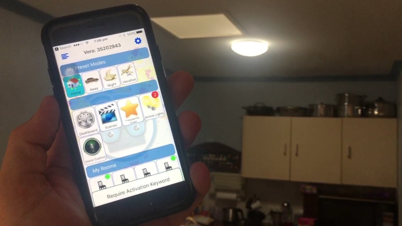 Z-Wave Voice Control with Vera and VeraMate App - YouTube