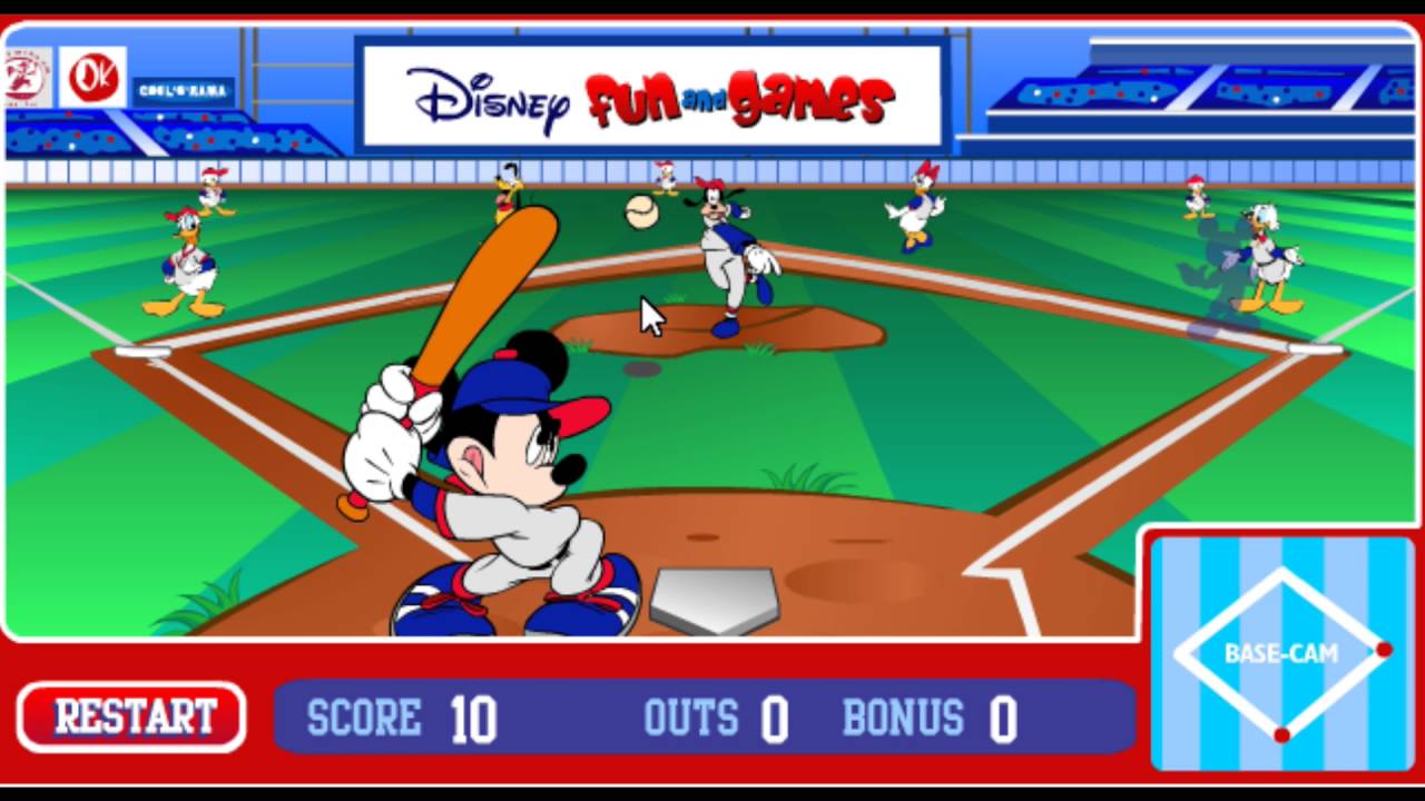 Disney Mickey Mouse Baseball - YouTube