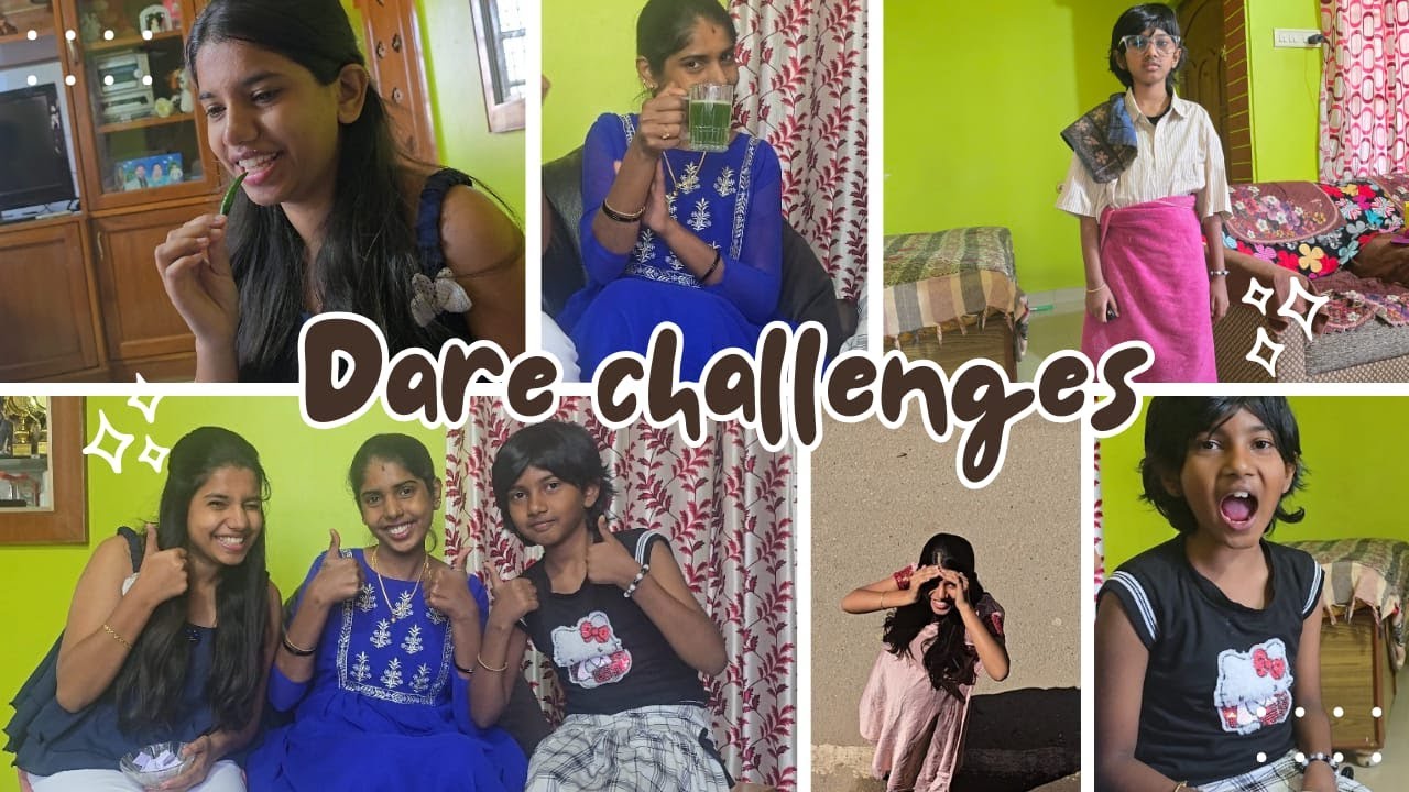 ಎಂಥಾ Dare Challenges|ನಂಗೆ dare ಮಾಡೋಕೆ ಆಗಿಲ್ಲ😭|Deepa Gowda #challenge # ...