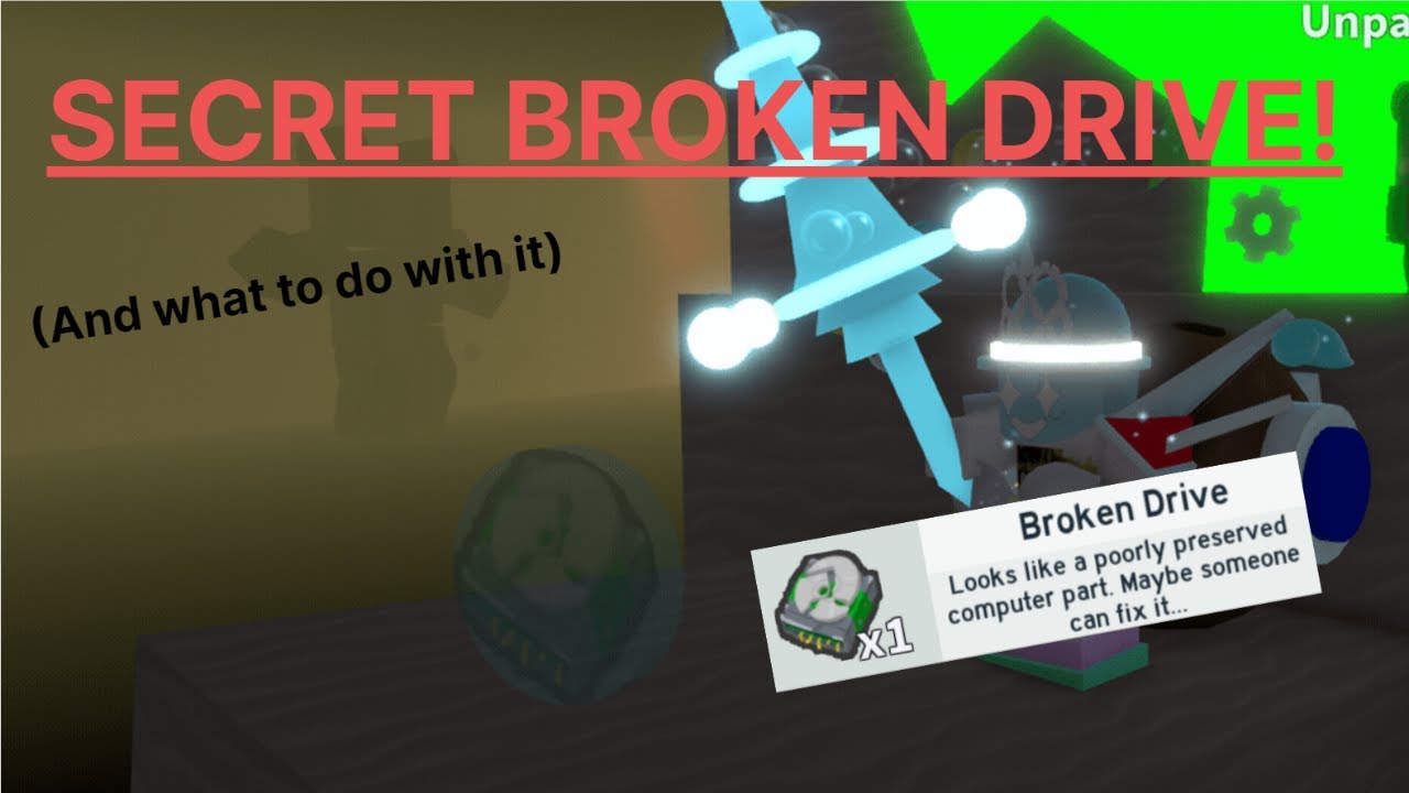 NEW SECRET BROKEN DRIVE!!?? And How to get it! (Roblox Bee swarm) - YouTube
