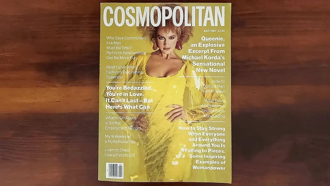 Cosmopolitan April 1985 Ashley Richardson | ASMR Magazine Flip Through ...
