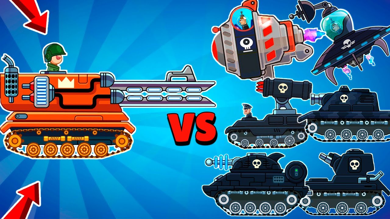 EPIC TANK MAMMOTH vs ALL BOSSES in Hills of Steel! Tank Fight Game ...