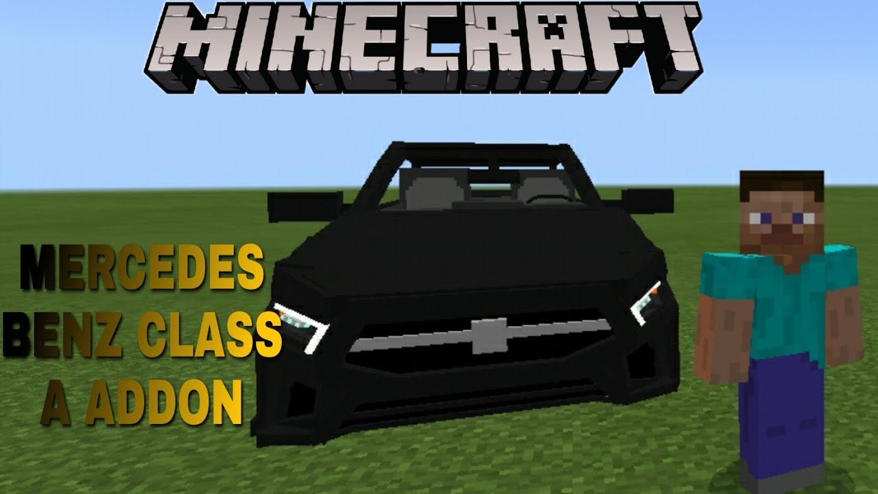 Mercedes Benz Class A ||ADDON MINECRAFT PE - YouTube
