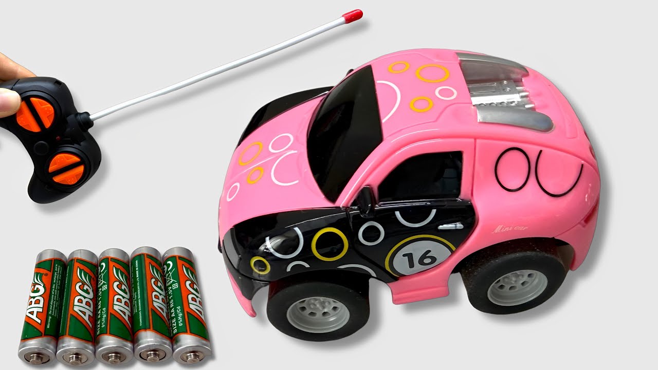 Unboxing remote control police car,RC racing car 1:18, RC city retro ...